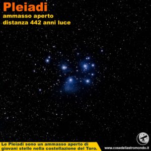 Le Pleiadi – Cose dell'Astromondo